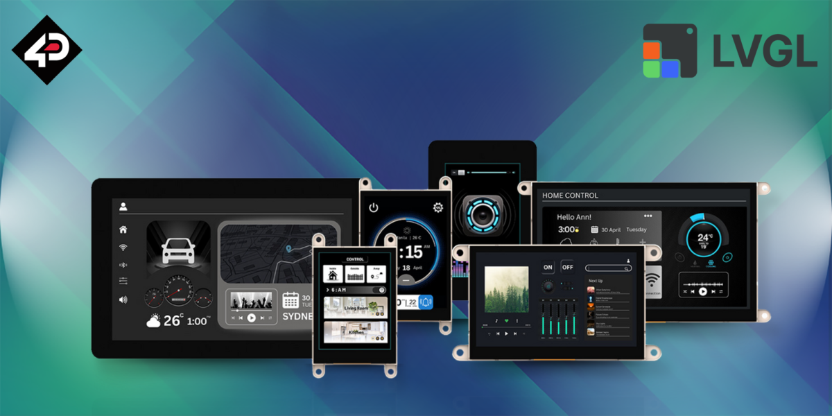Announcing Lvgl Certification For 4d Systems Gen4 Esp32 Display Series 4d Systems